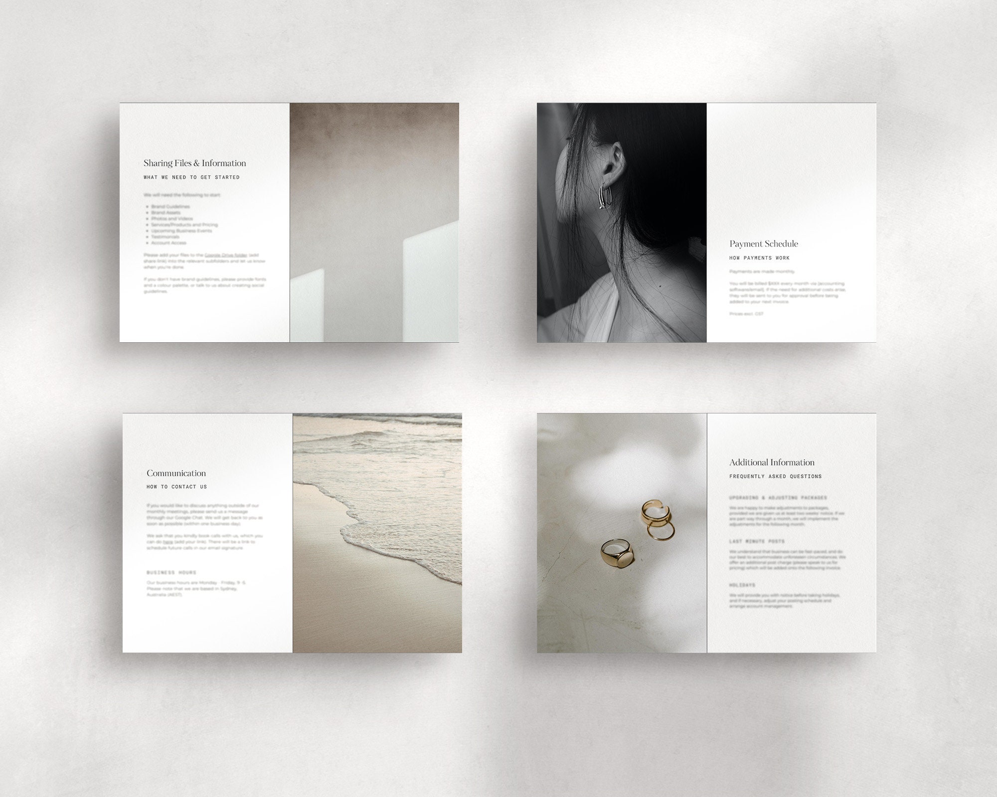 Social Media Manager Welcome Packet Template | Client Welcome Packet ...
