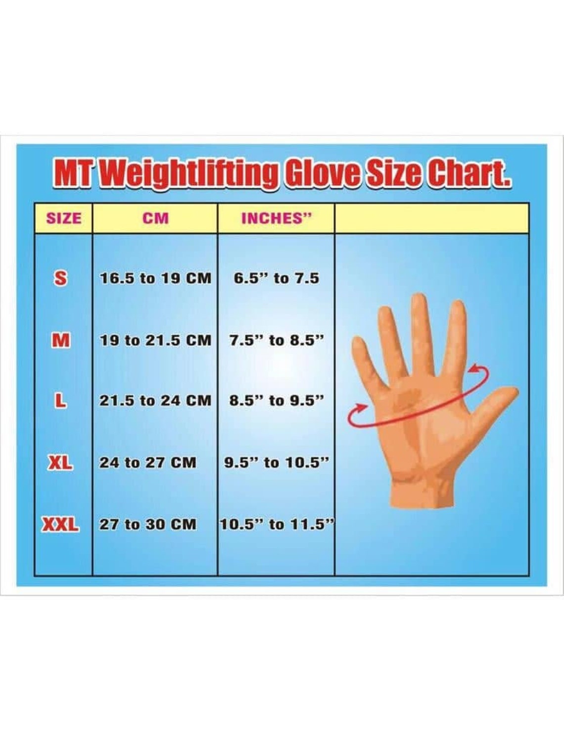 MT Weight Lifting Gloves Gym Fitness Exercise Bodybuilding Workout ...