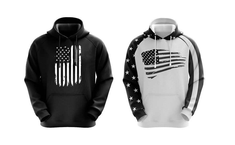 NEW US Flag Concealed Carry Hoodie American Patriotic Sweatshirt, WRB ...