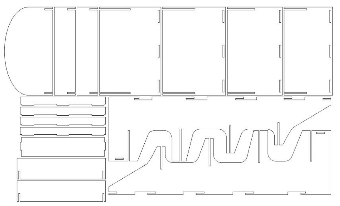 Display Shelf Vector DXF - Etsy