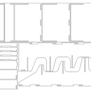 Display Shelf Vector DXF - Etsy