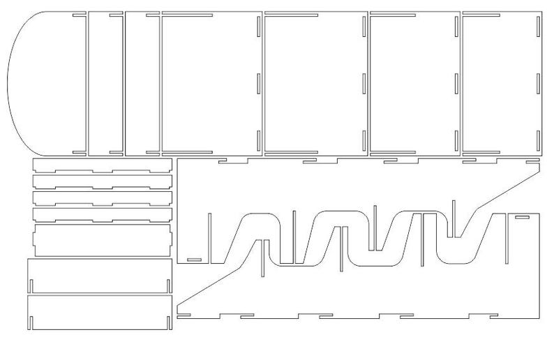 Display Shelf Vector DXF - Etsy