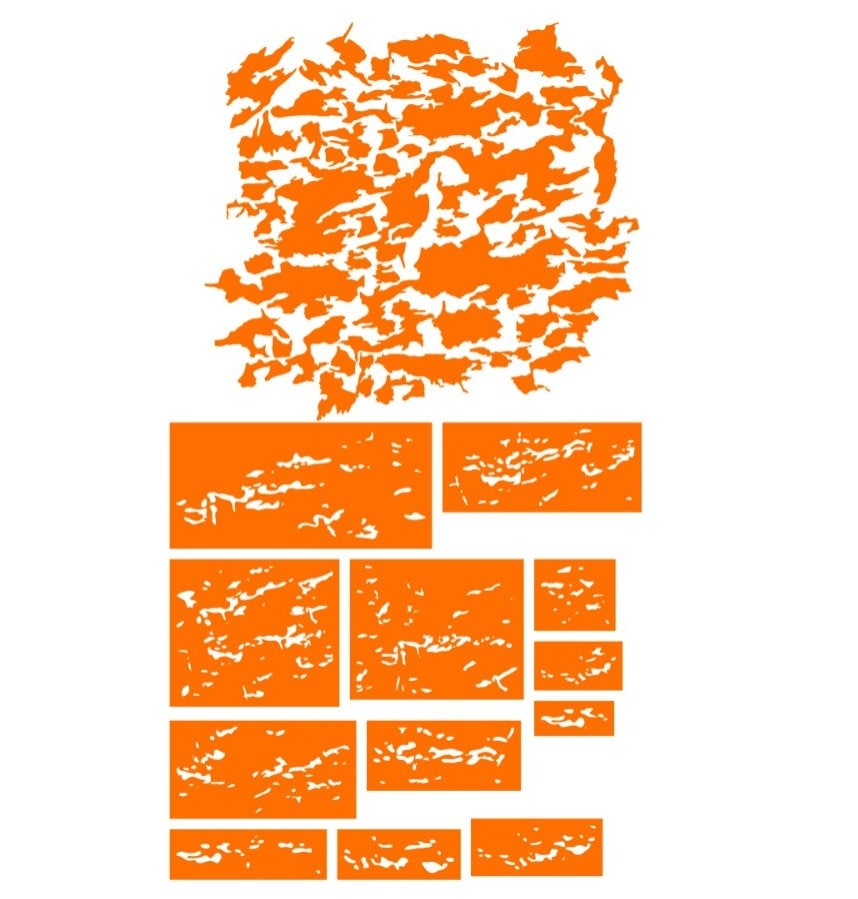 Multicam Stencil Pattern - Etsy