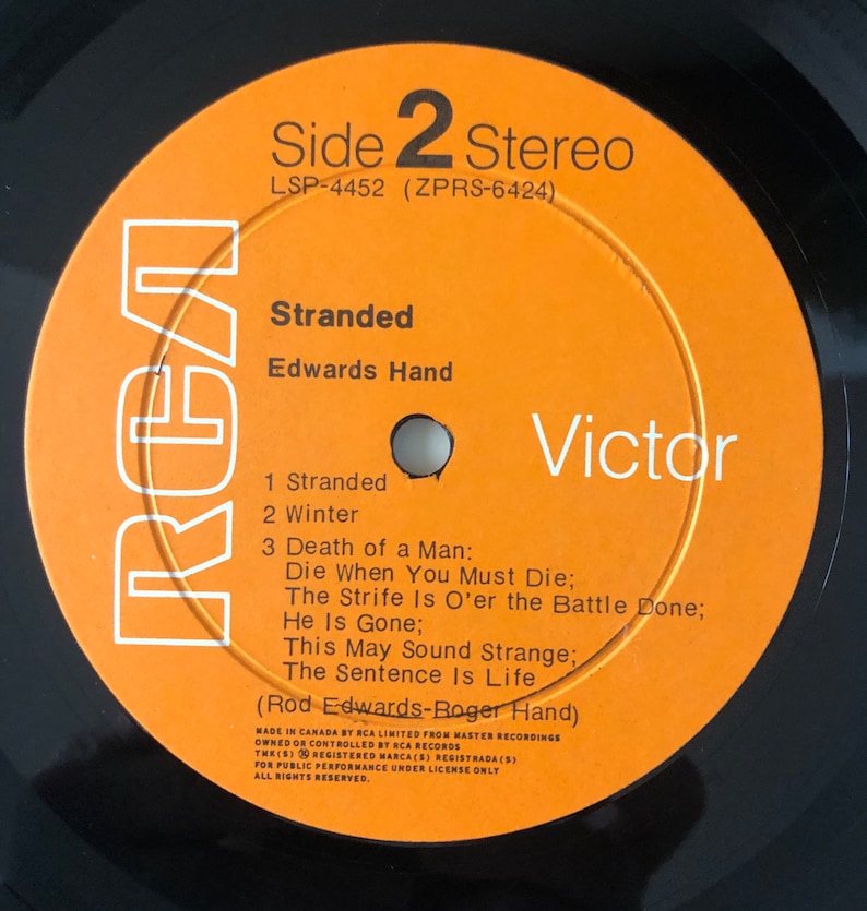 Edwards Hand STRANDED 70’s Vinyl Excellent! - Etsy