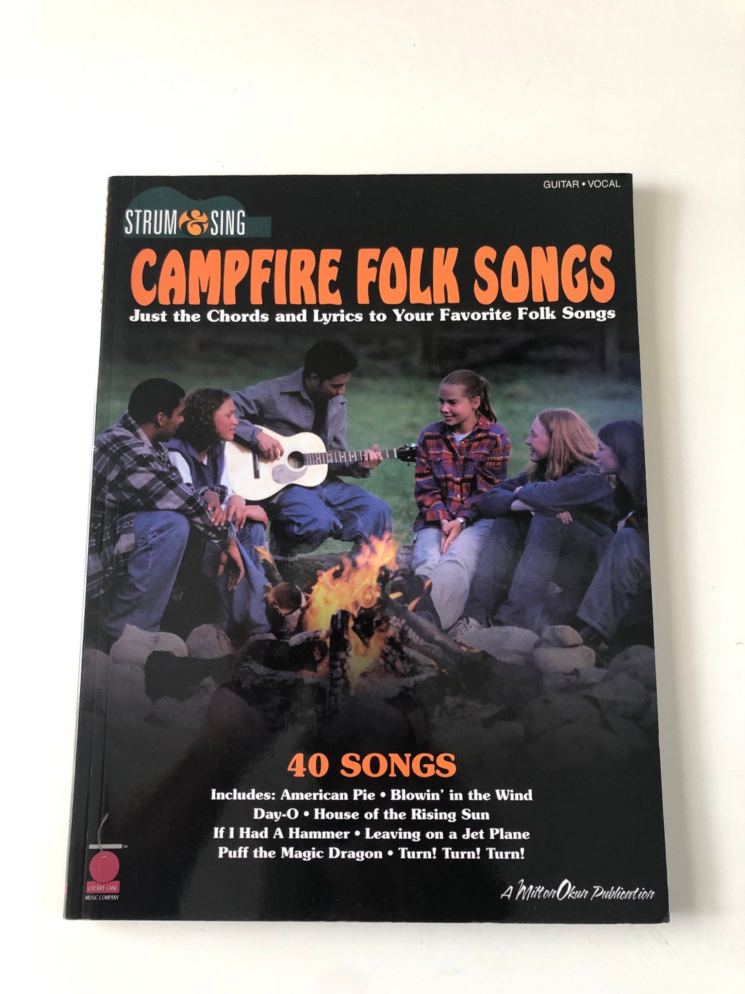 Campfire Folk Songs Songbook Guitar Easy Playing Music Book Vocals ...