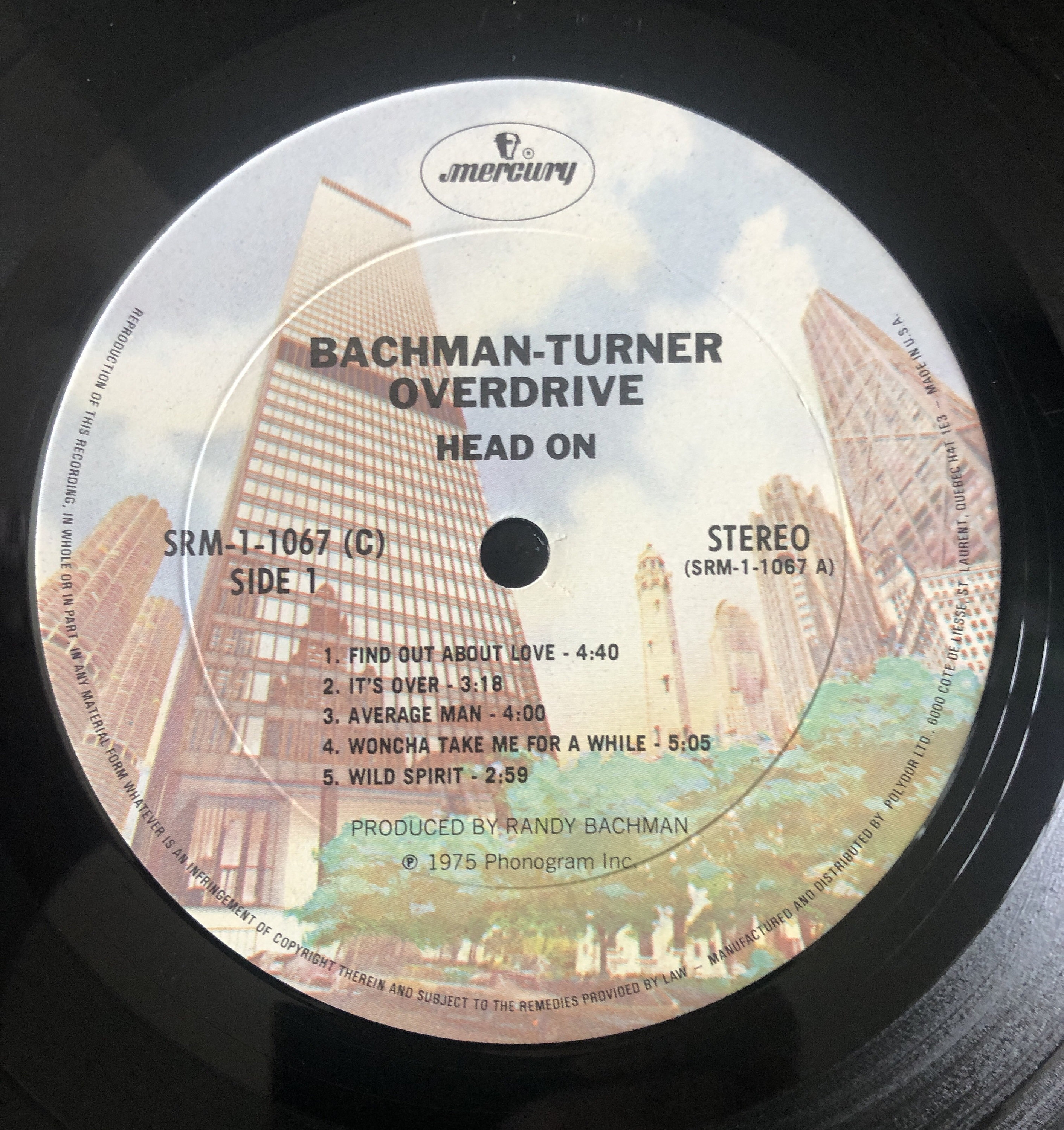 Bachman Turner Overdrive HEAD ON 1975 Vinyl Excellent! - Etsy