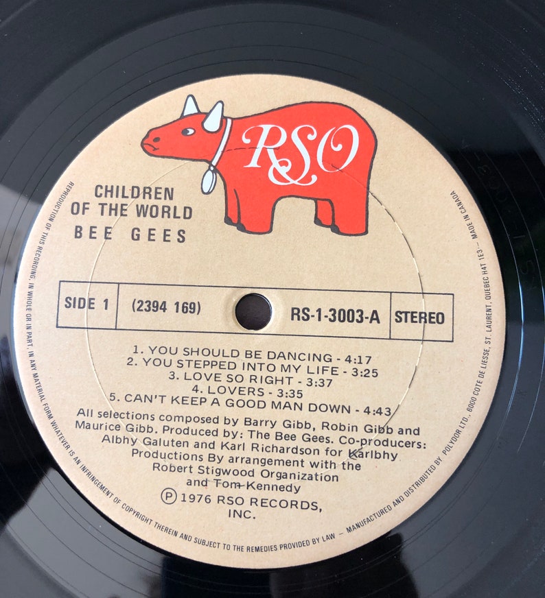 1976 BEE GEES Children of the World Vinyl Excellent! - Etsy