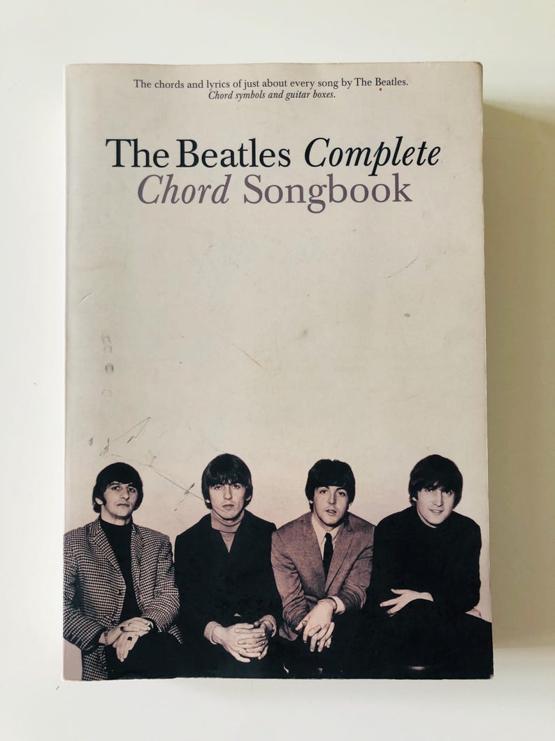 The Beatles Complete Chord Songbook 90s - Etsy