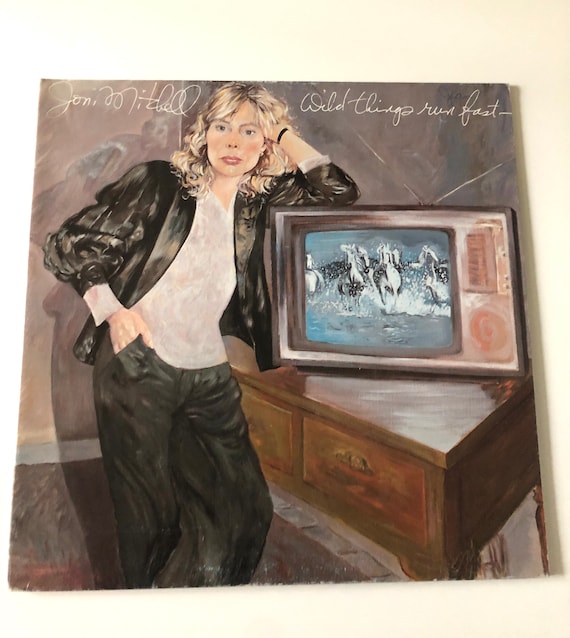 80s Joni Mitchell Wild Things Run Fast Vinyl Excellent - Etsy