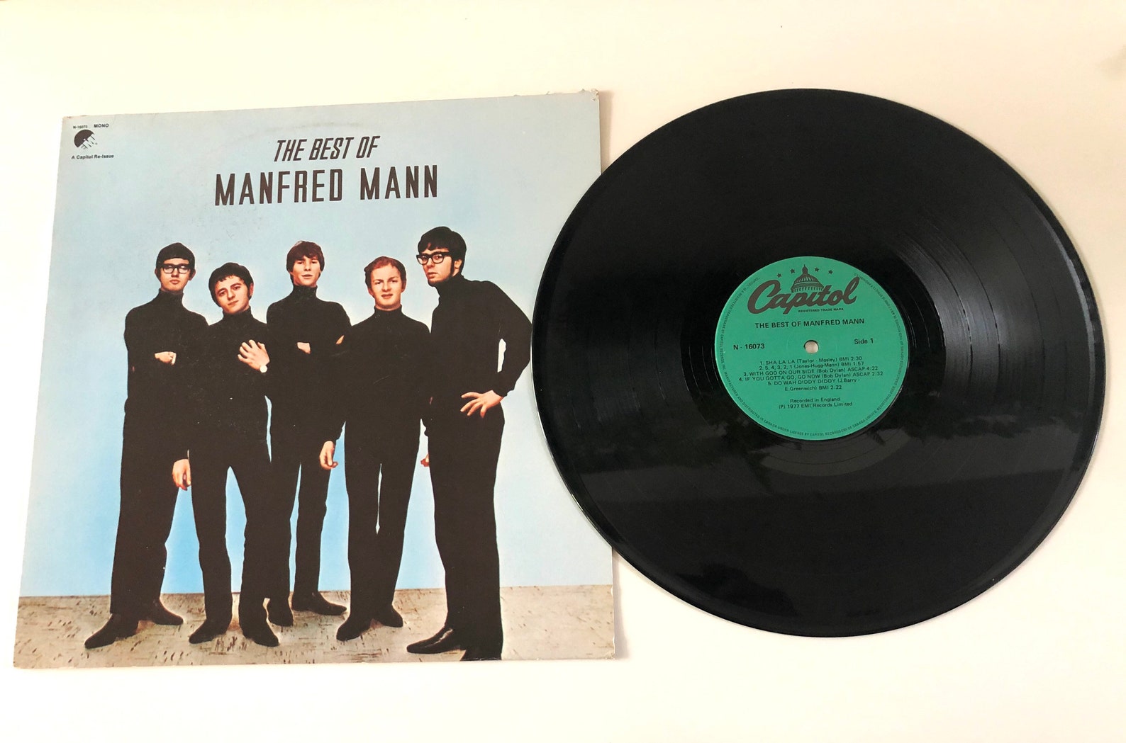 1977 the Best of Manfred Mann Vinyl Excellent - Etsy