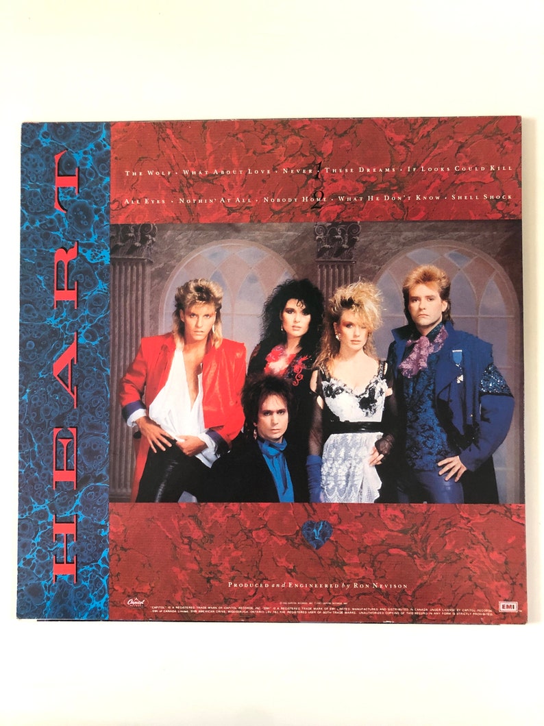 HEART 1985 Self Titled Vinyl Excellent! - Etsy