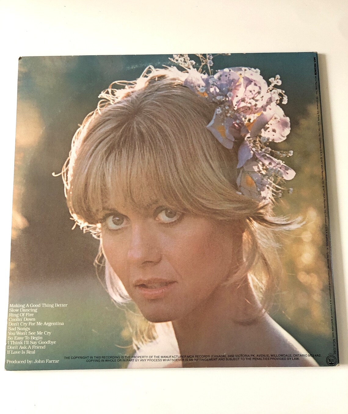 OLIVIA NEWTON-JOHN Making A Good Thing Better Vinyl Excellent! - Etsy