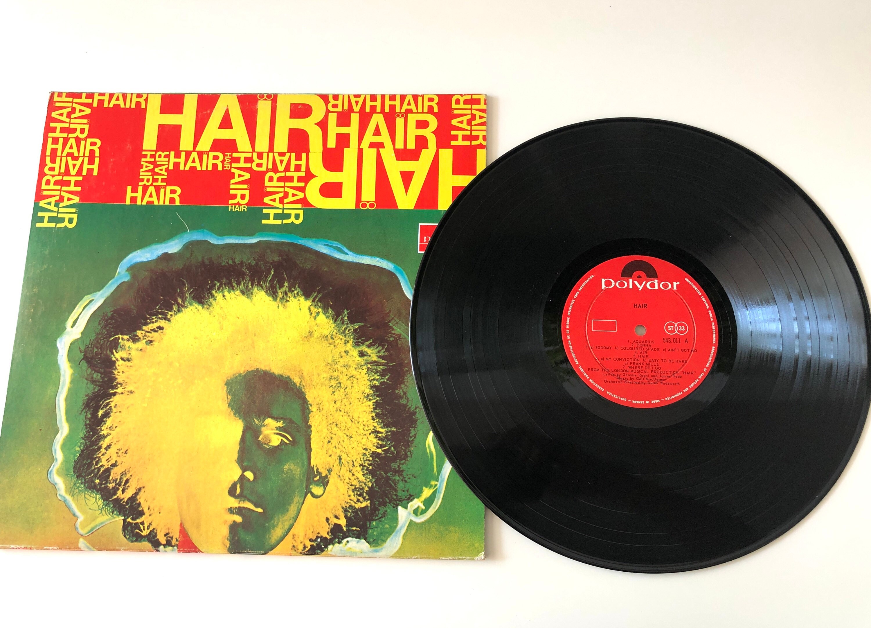 1968 HAIR Musical Soundtrack Gate-fold Vinyl Excellent! - Etsy