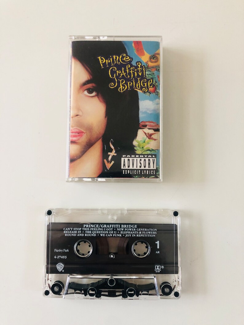 PRINCE Graffiti Bridge Motion Picture Soundtrack 1990 Cassette Tape - Etsy