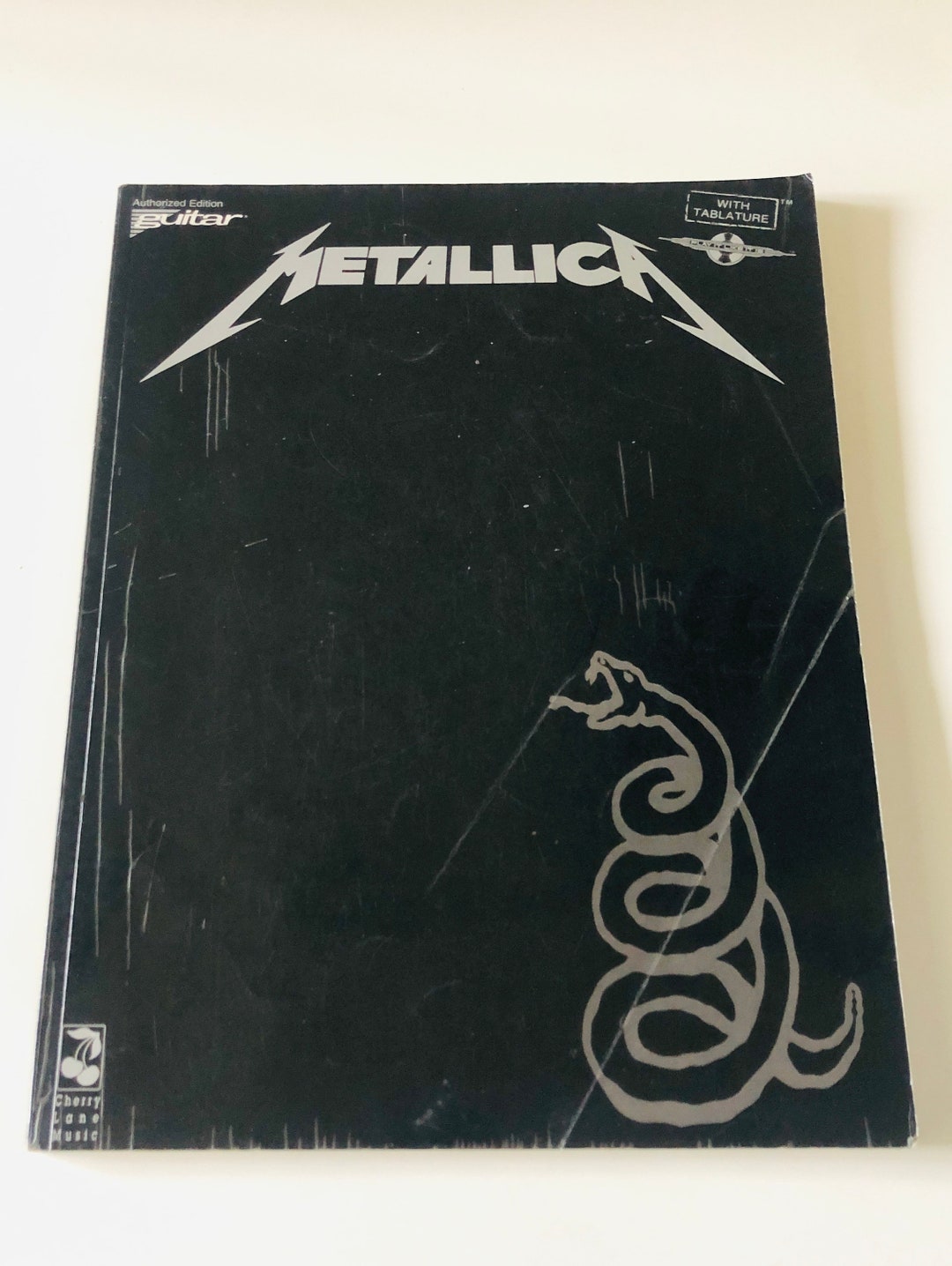 Metallica Music Book With Guitar Tablature From Black Album - Etsy