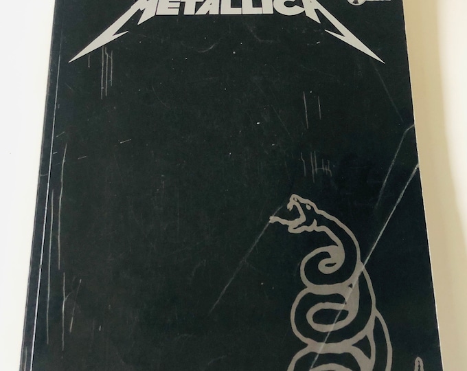 METALLICA Music Book With Guitar Tablature From Black Album - Etsy