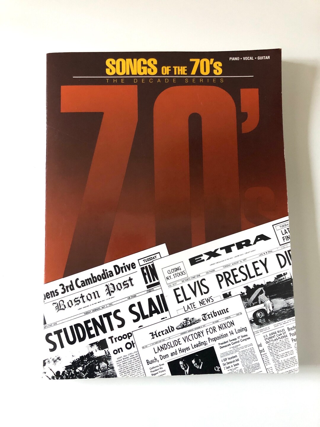 SONGS of the 70’s the Decade Series Easy Piano - Etsy