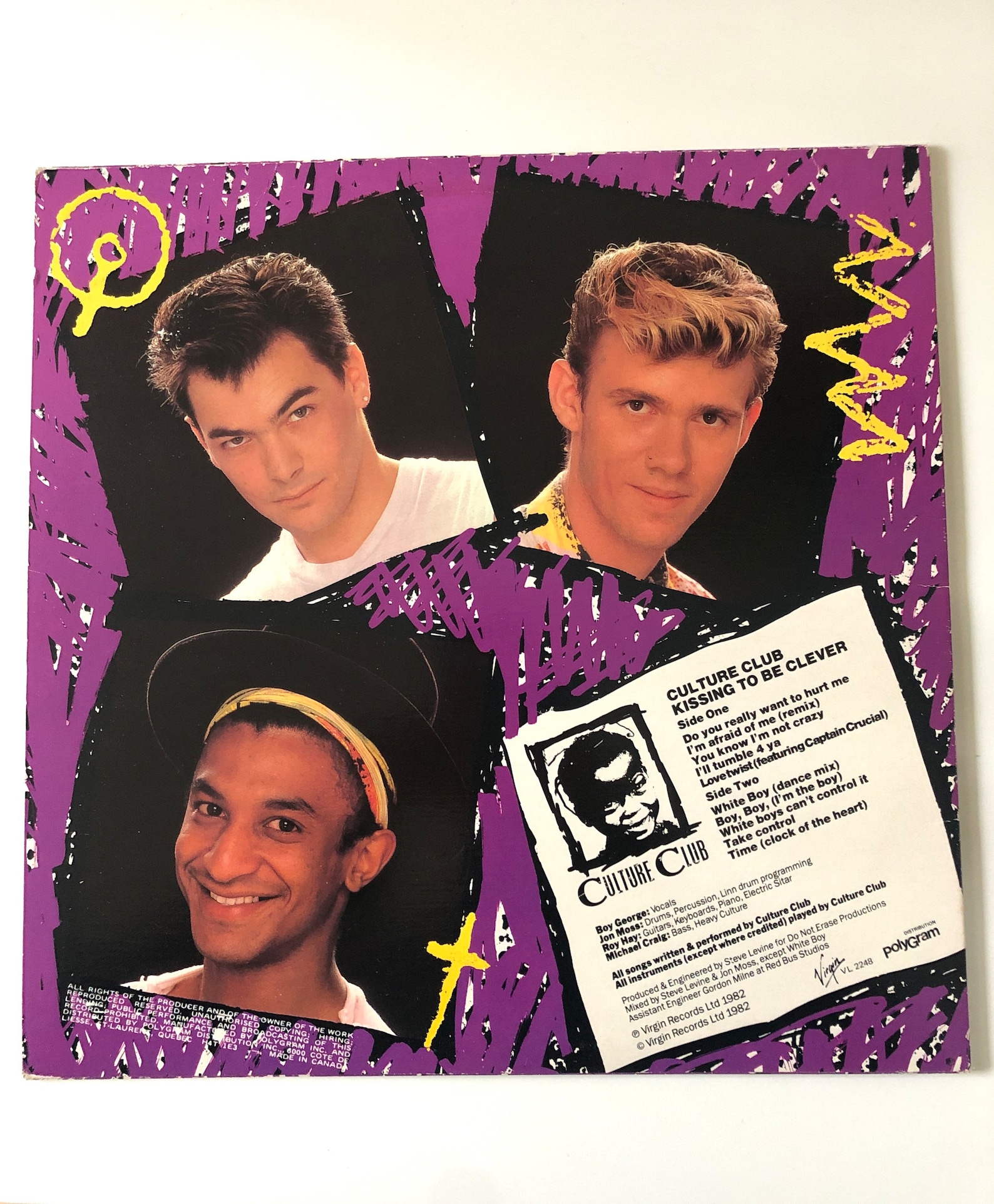 Culture Club 80s Kissing to Be Clever New Wave Vinyl Excellent - Etsy