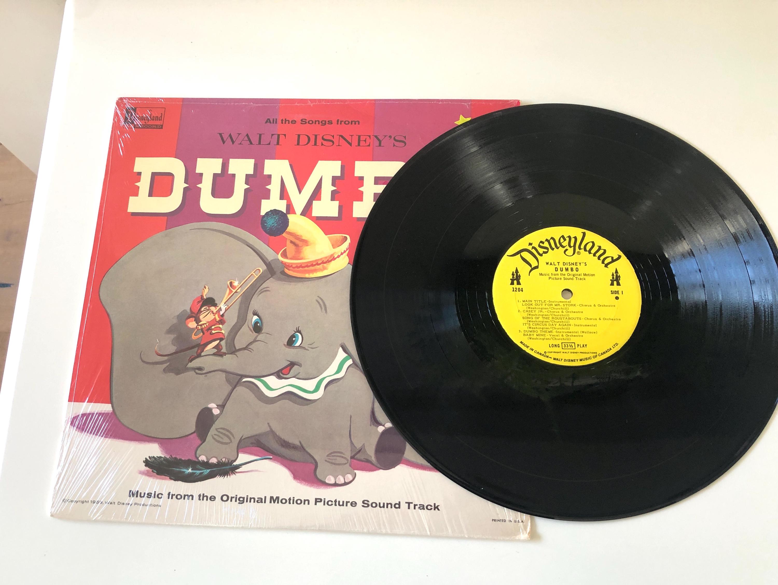 DUMBO Walt Disney’s 1978 Vinyl Excellent! - Etsy