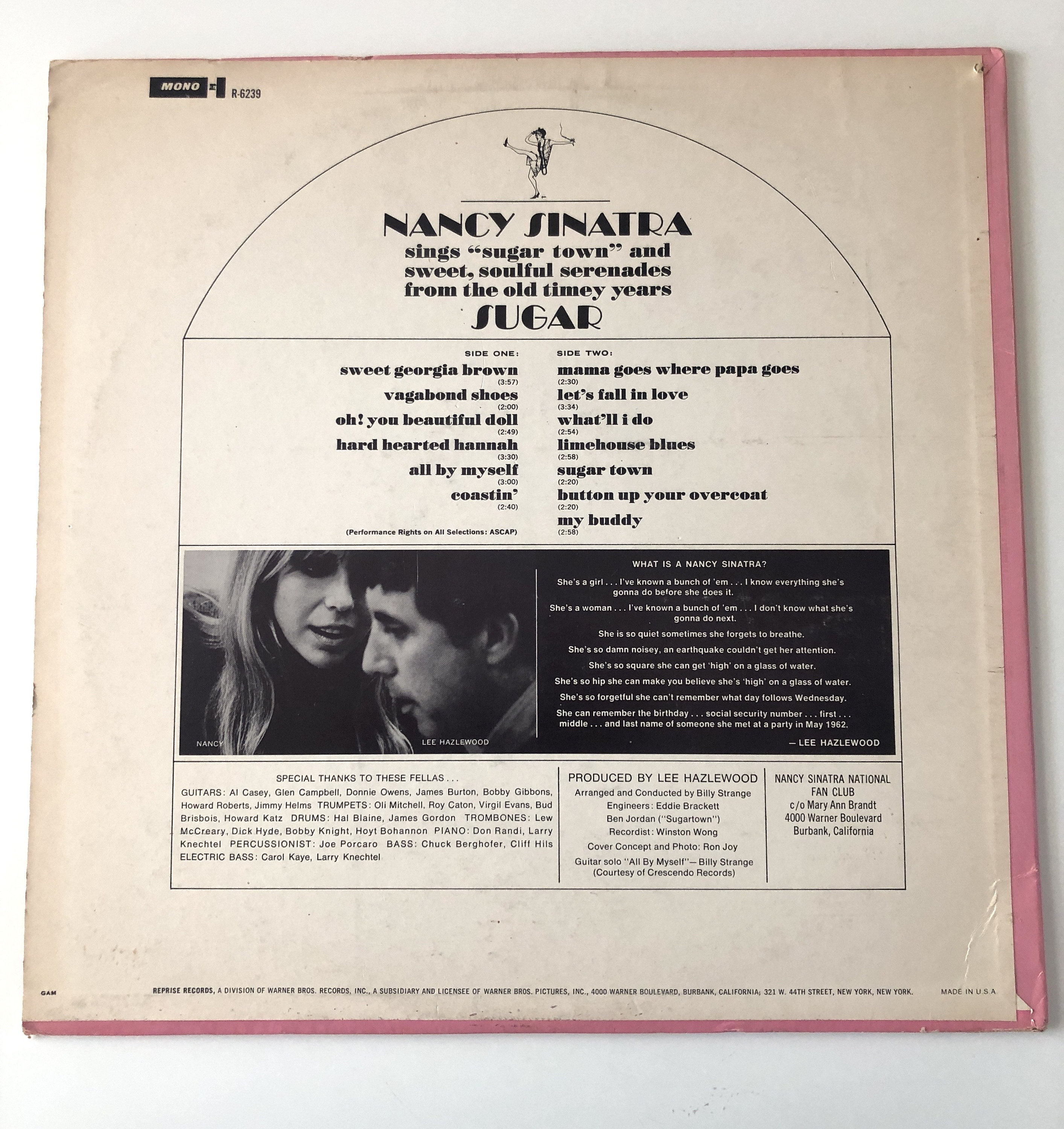 NANCY SINATRA Sugar 1967 Vinyl Excellent - Etsy