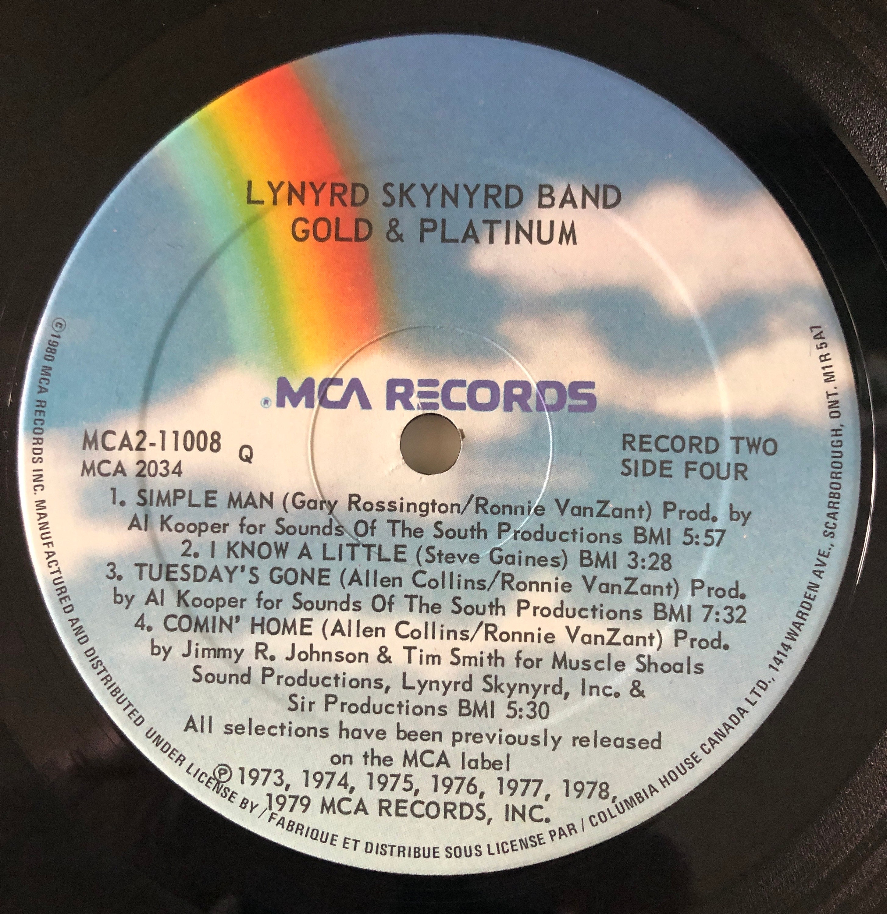 Lynyrd Skynyrd 1979 GOLD & PLATINUM Band Dble Album - Etsy