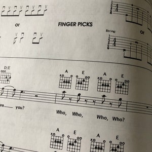 THE WHO Easy Guitar Songbook Easy Guitar Anthology - Etsy