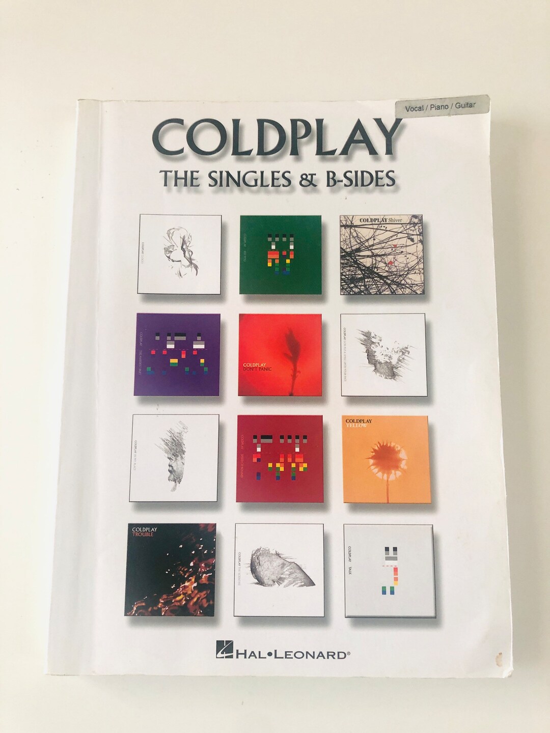 COLDPLAY Songbook the Singles and Both Sides - Etsy