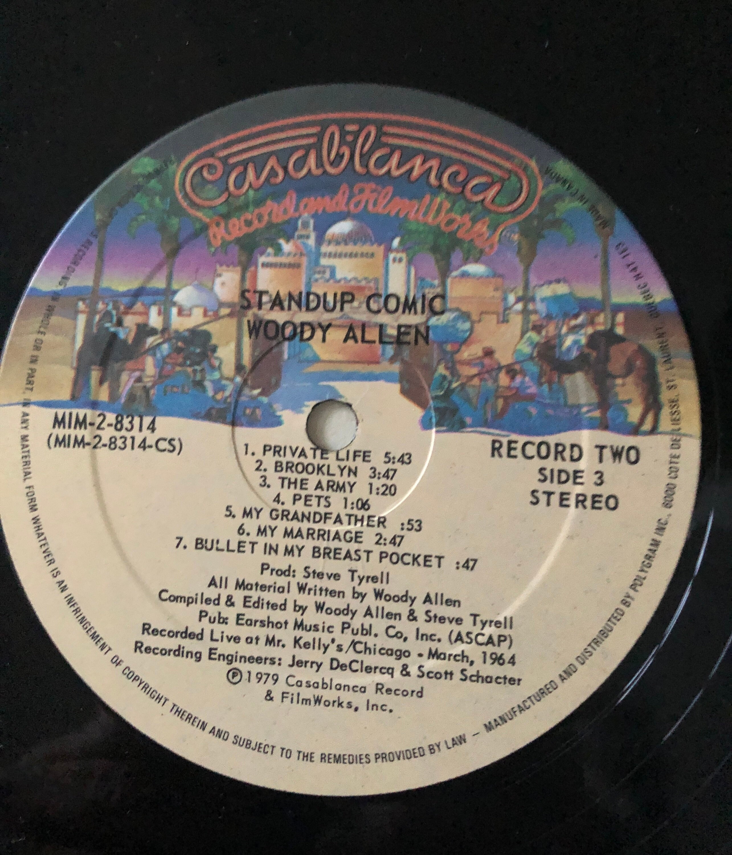1979 WOODY ALLEN Stand up Comic Double Album Vinyls Are Excellent!! - Etsy