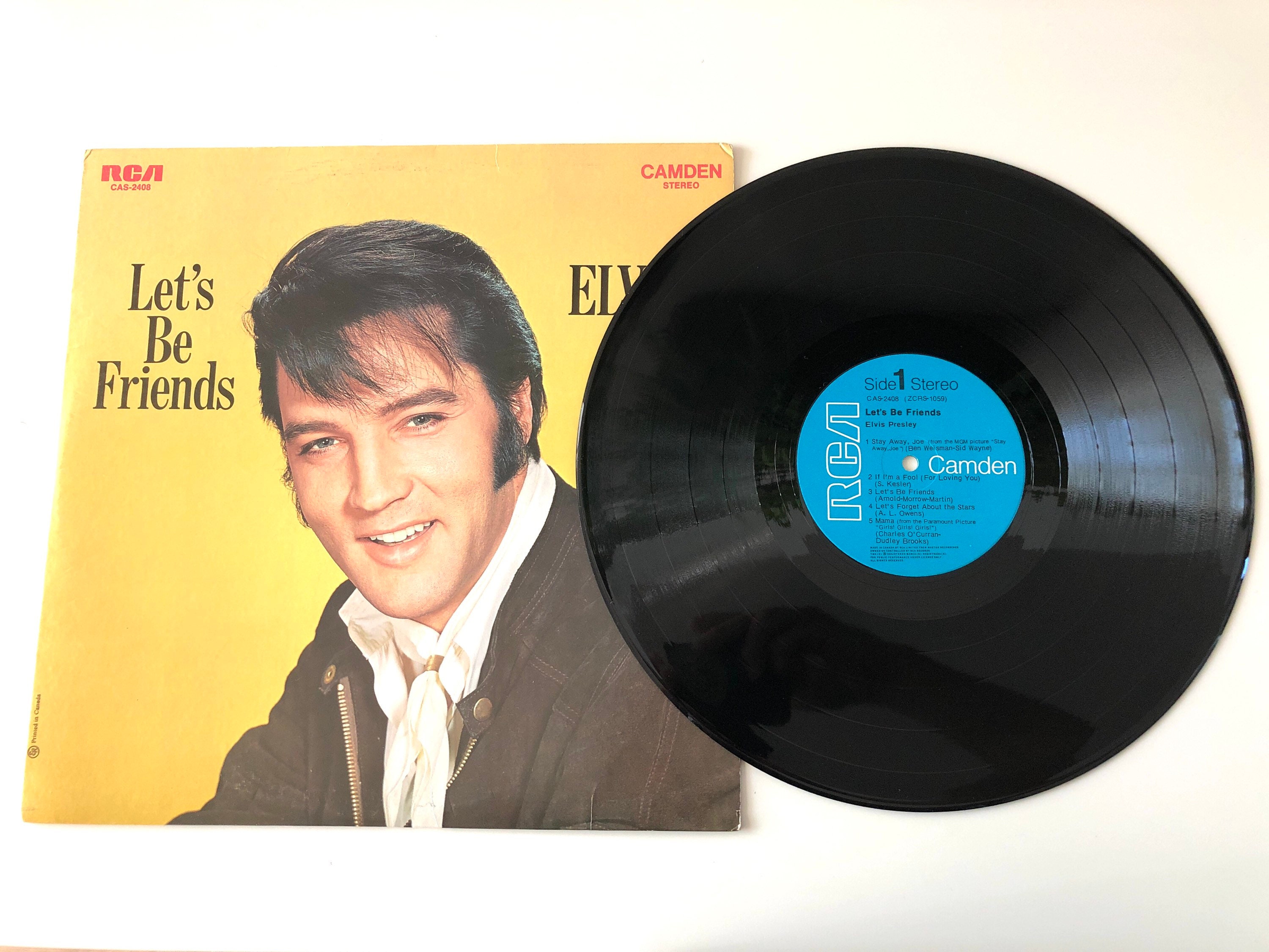 70’s ELVIS Let’s Be Friends Vinyl Excellent! - Etsy