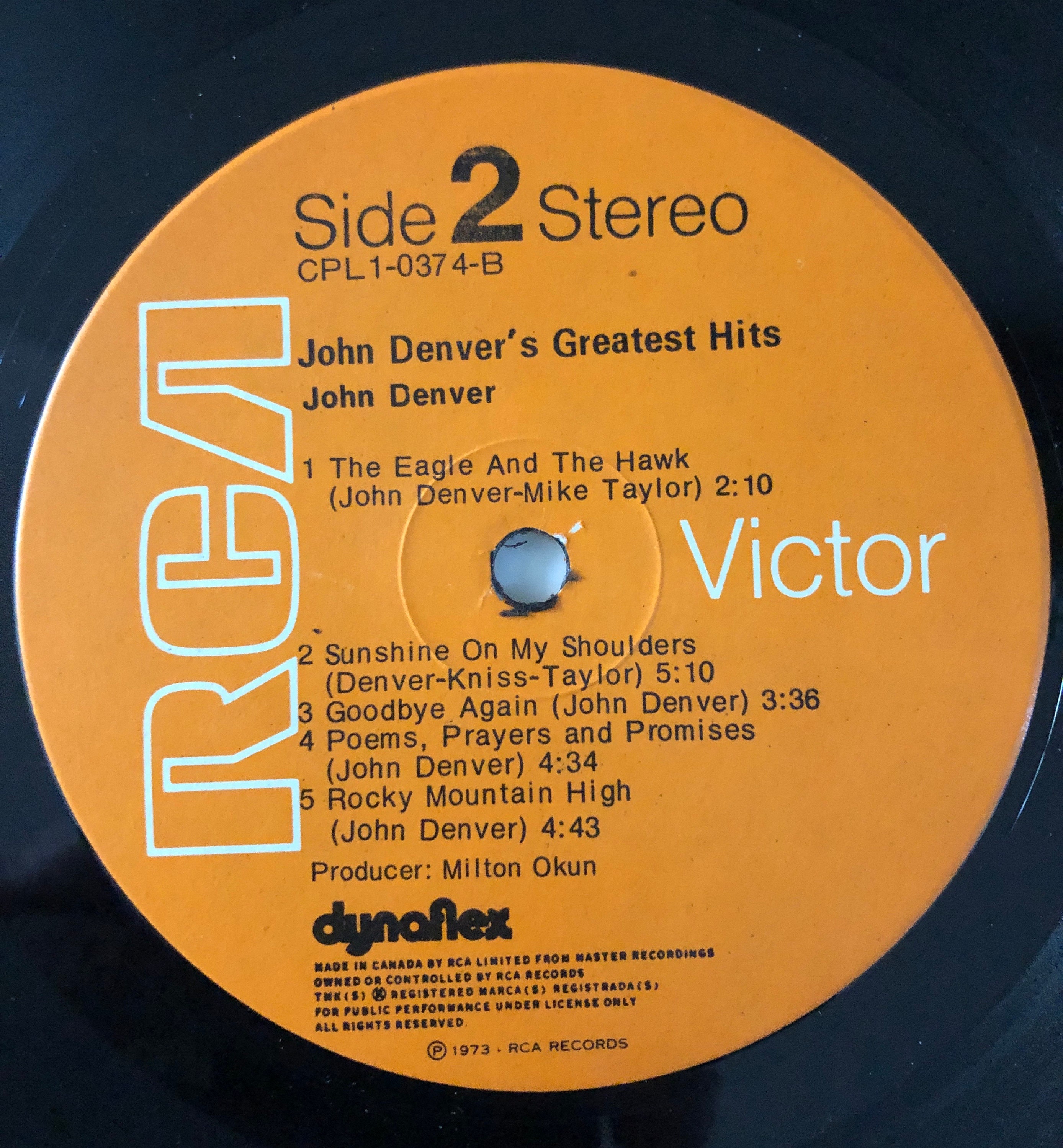 JOHN DENVER’S Greatest Hits - Etsy