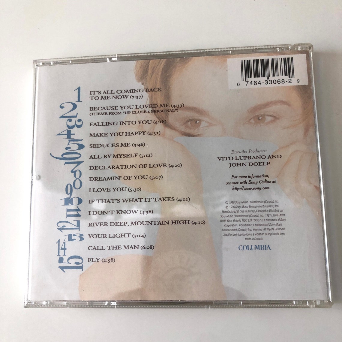 1996 Celine Dion Falling Into You CD Excellent - Etsy