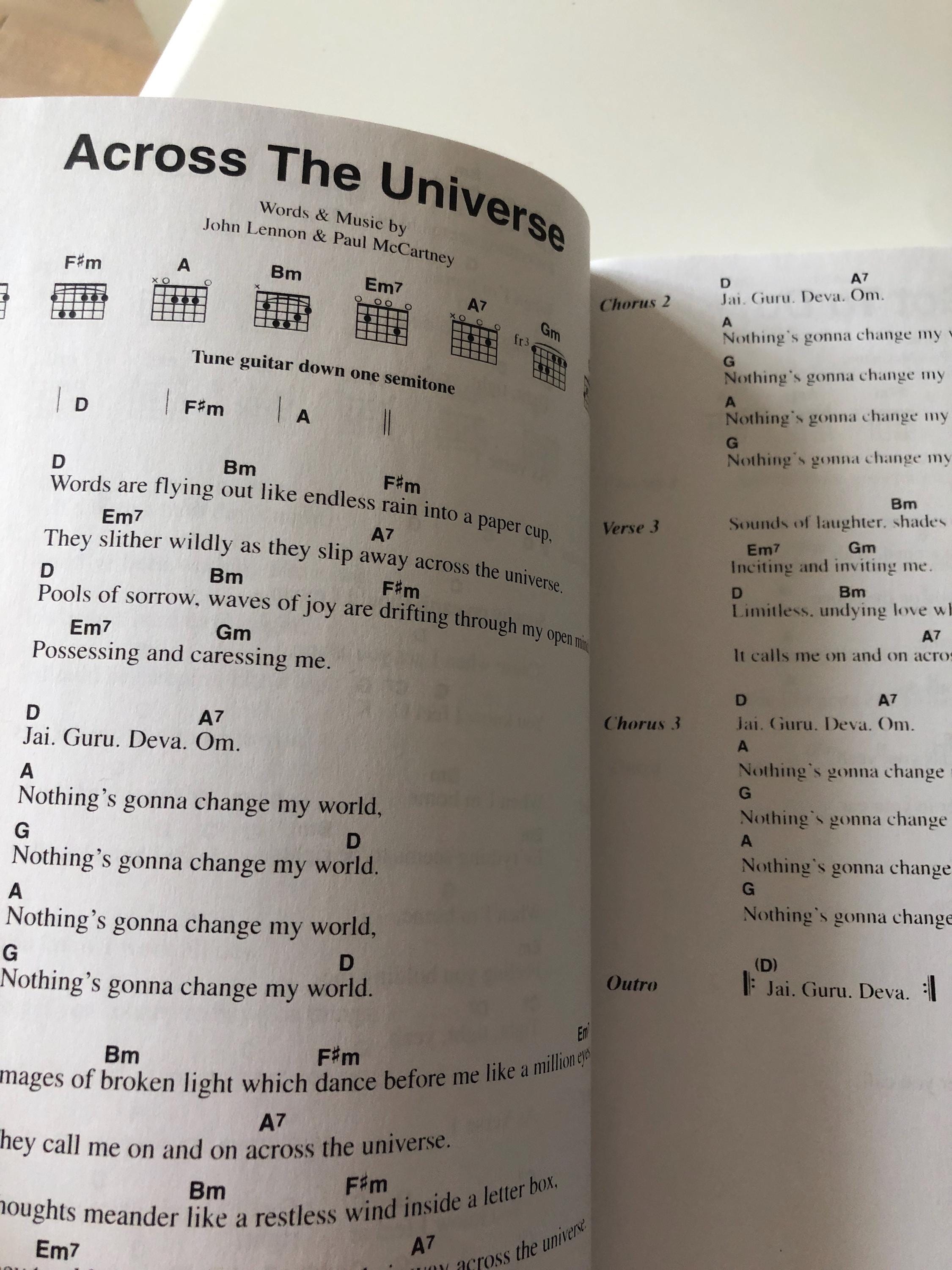 The Beatles Complete Chord Songbook 90s - Etsy