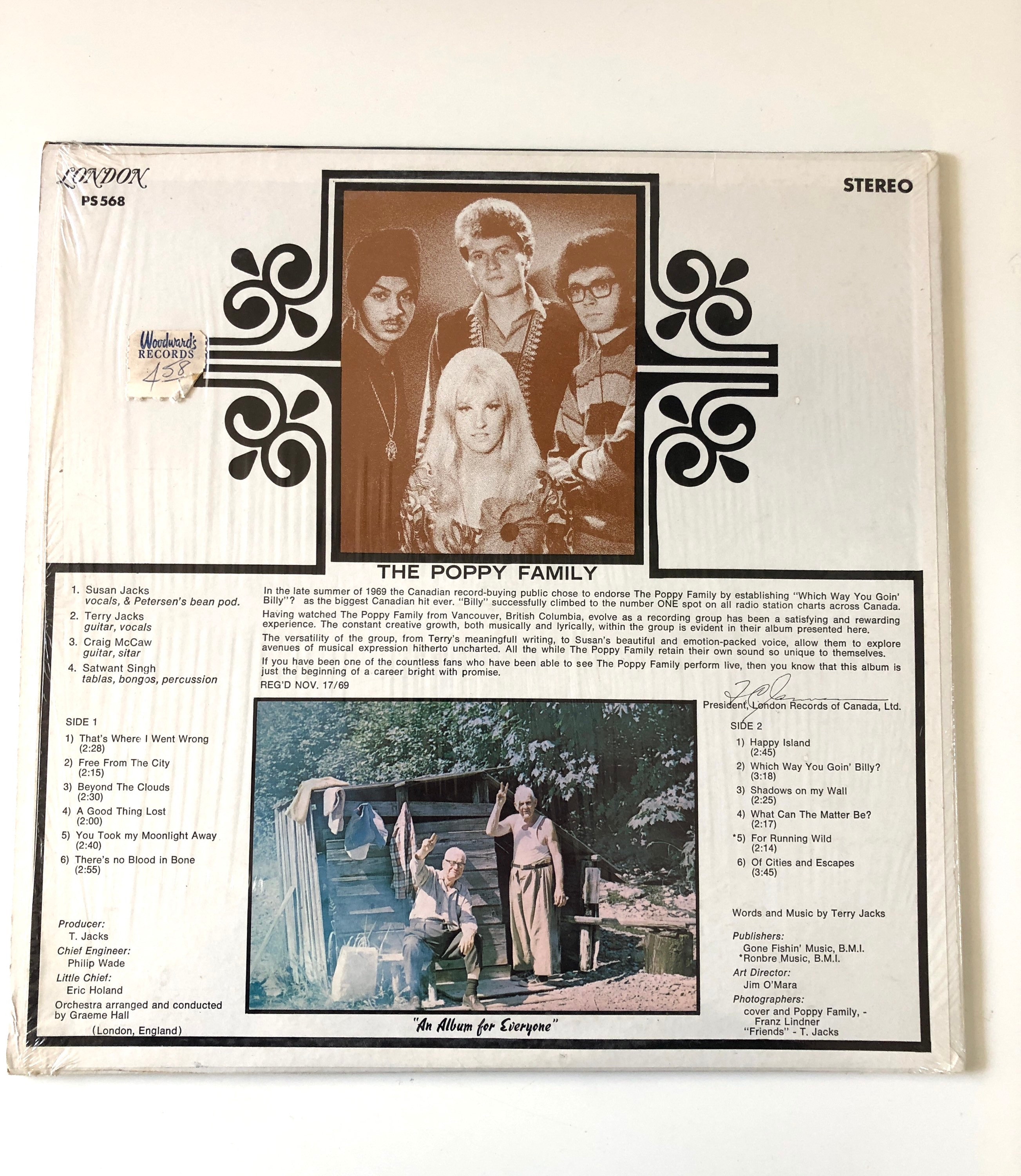 The Poppy Family Featuring Susan Jacks which Way You Goin' Billy 1969 ...