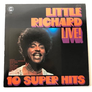 Vintage Little Richard LIVE 10 Greatest Hits Rare Vinyl Excellent - Etsy