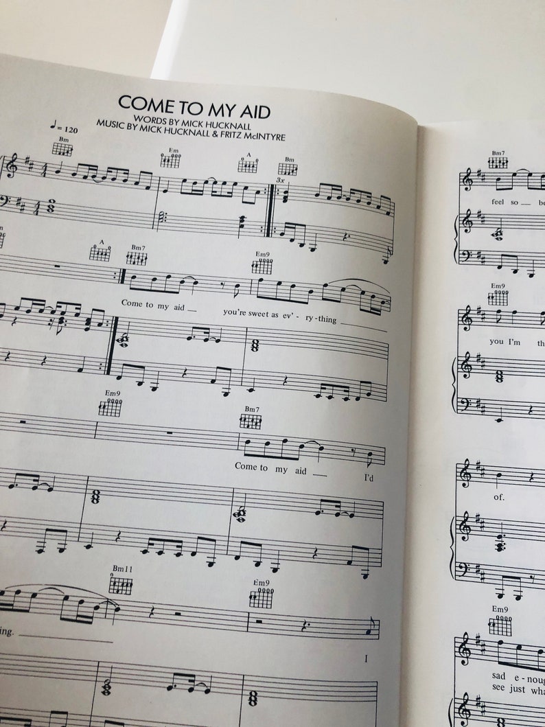 SIMPLY RED the Words Music & Picture Songbook 1987 Including Cassette ...