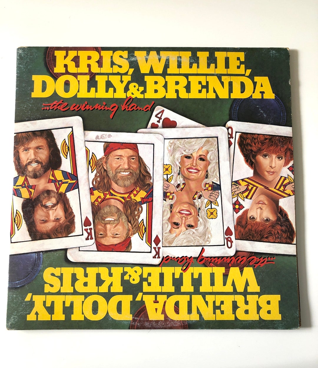 1982 Kris, Willie, Dolly & Brenda the Winning Hand Double Vinyl ...