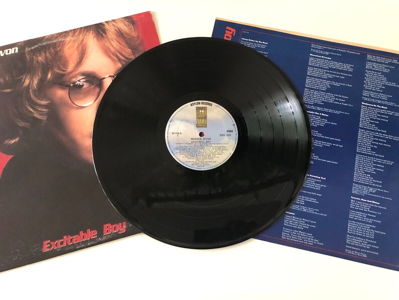 Warren Zevon Excitable Boy 70's Vinyl Excellent - Etsy