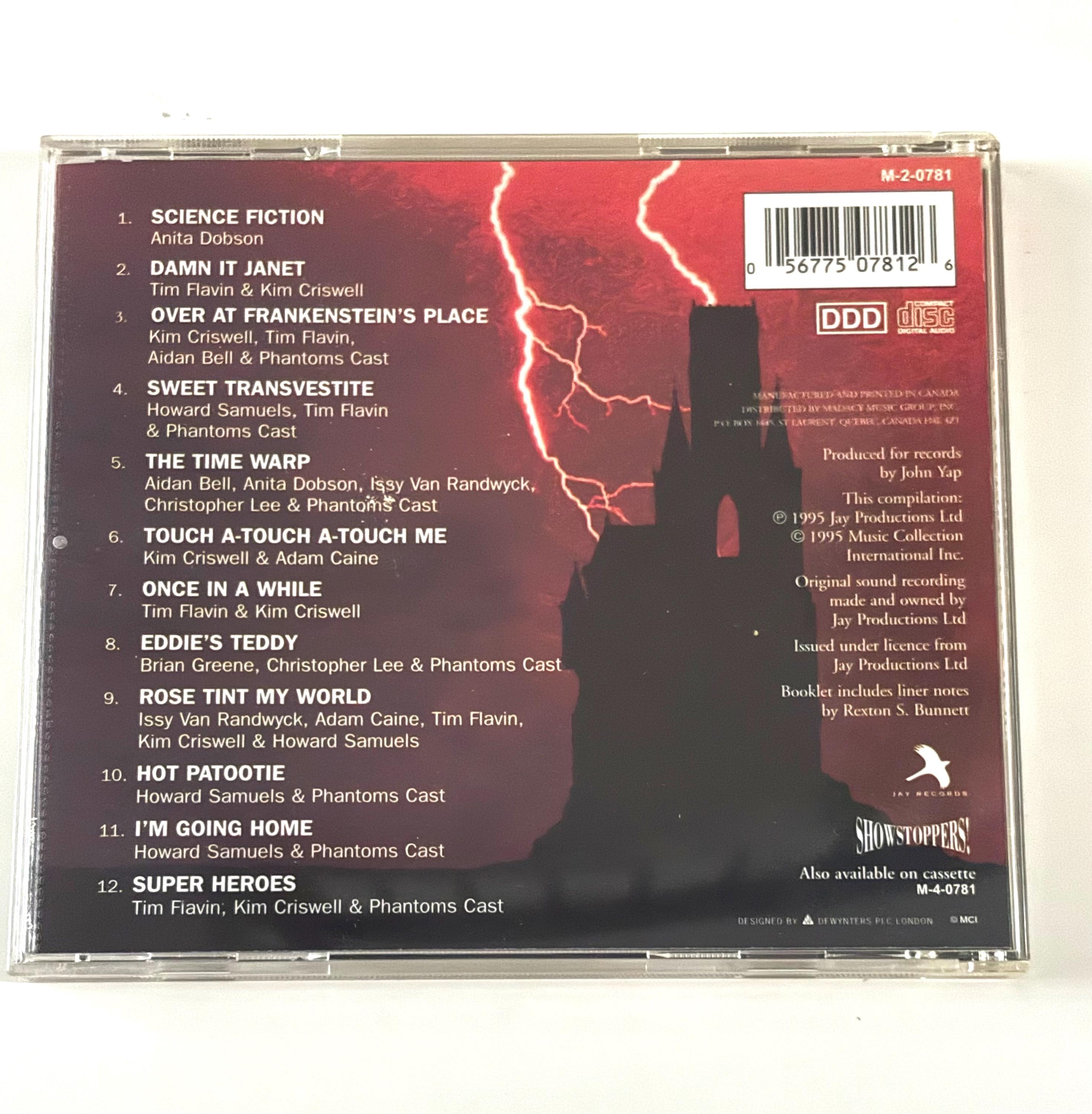 ROCKY HORROR SHOW Absolute Treasures Vintage Cd - Etsy