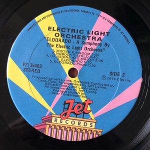 ELO Eldorado Electric Light Orchestra 70s Vinyl Excellent - Etsy