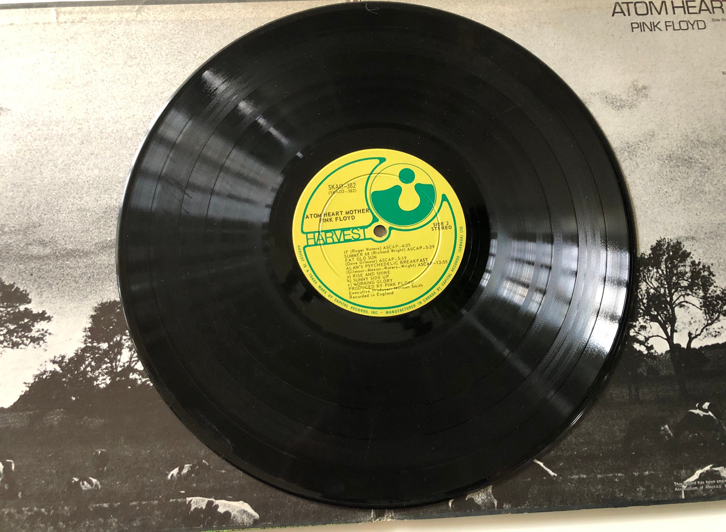 Pink Floyd 70's Atom Heart Mother Recorded in England Vinyl Excellent ...
