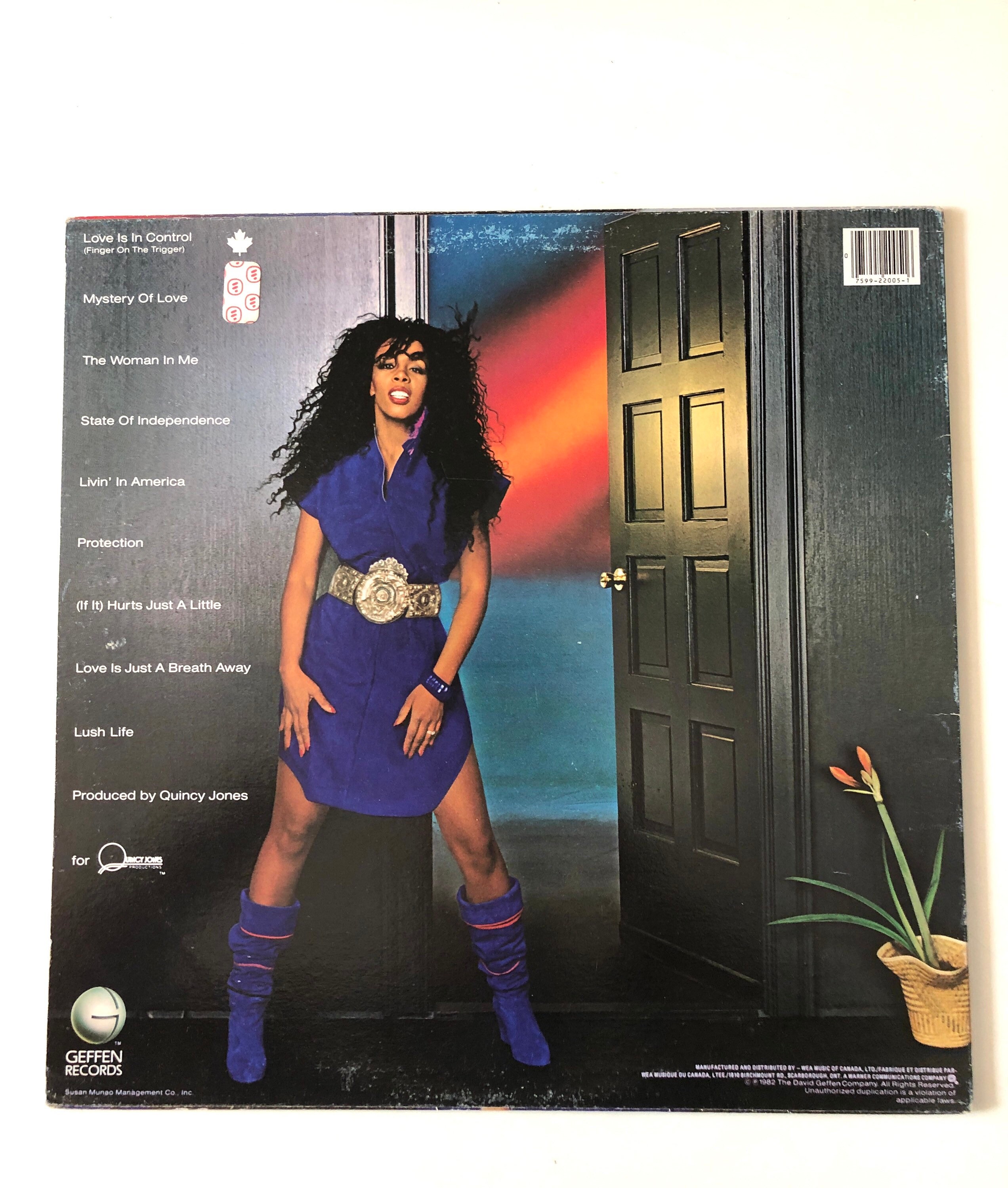 1982 Donna Summer Self Titled Disco Pop Produced by Quincy Jones Vinyl ...