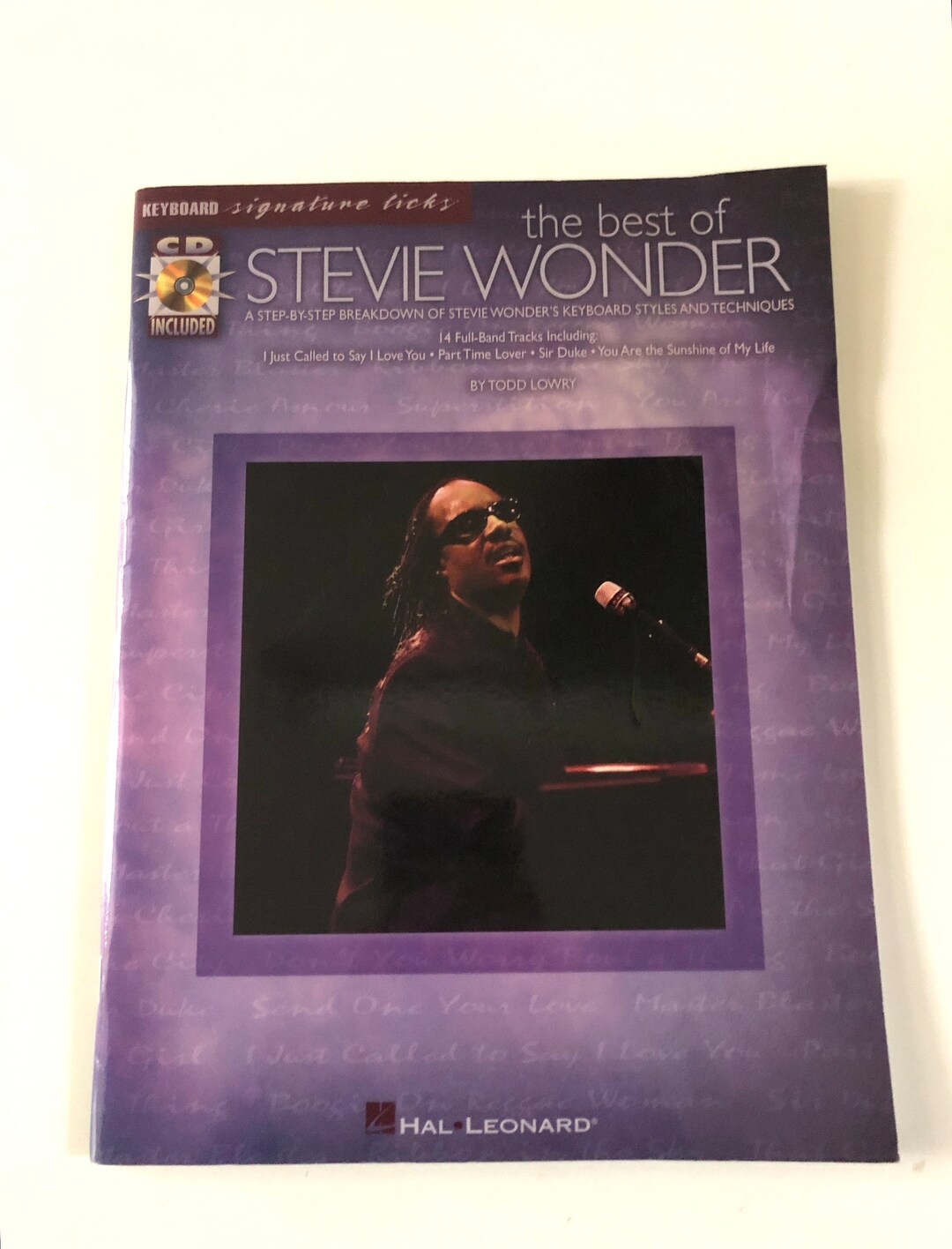 STEVIE WONDER the Best of Vintage Songbook - Etsy