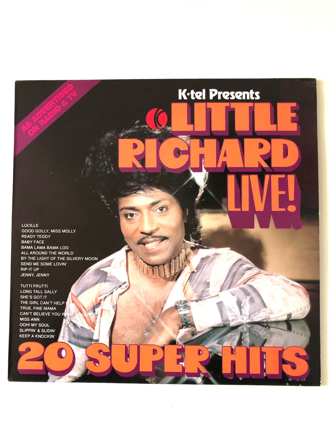 1976 LITTLE RICHARD Live! K-tel Presente 20 Super Hits Vinyl Excellent ...