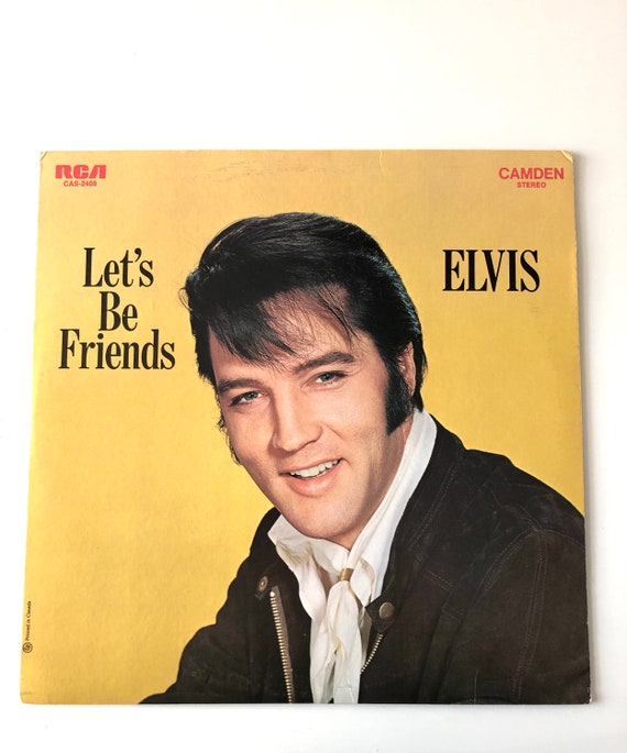 70s ELVIS Lets Be Friends Vinyl Excellent - Etsy