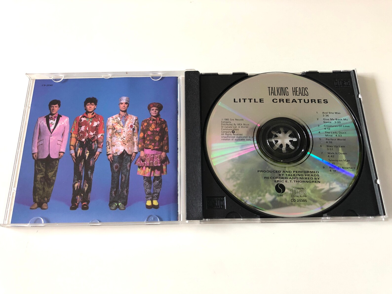 Talking Heads Little Creatures 80's CD Excellent! - Etsy