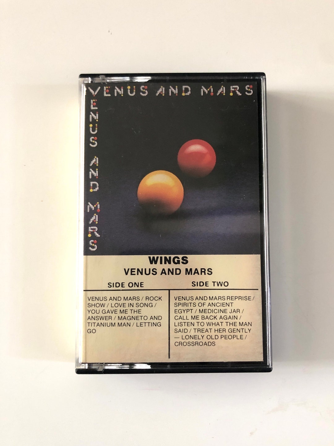 Venus and Mars Cassette Tape 70’s WINGS Paul Mccartney - Etsy