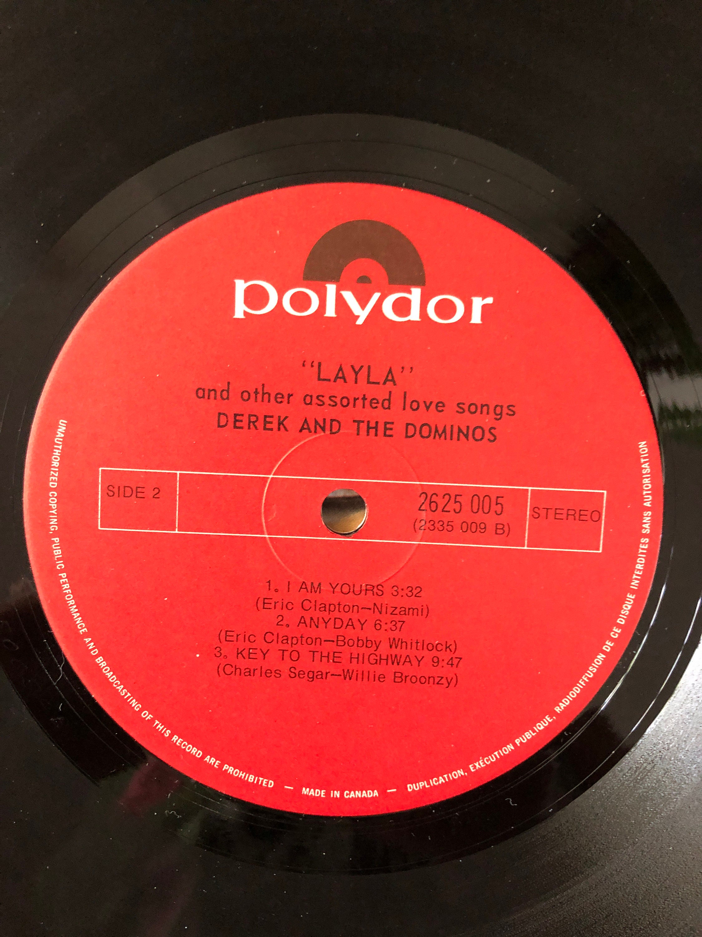 Derek and the Dominos LAYLA and Other Assorted Love Songs 70s - Etsy