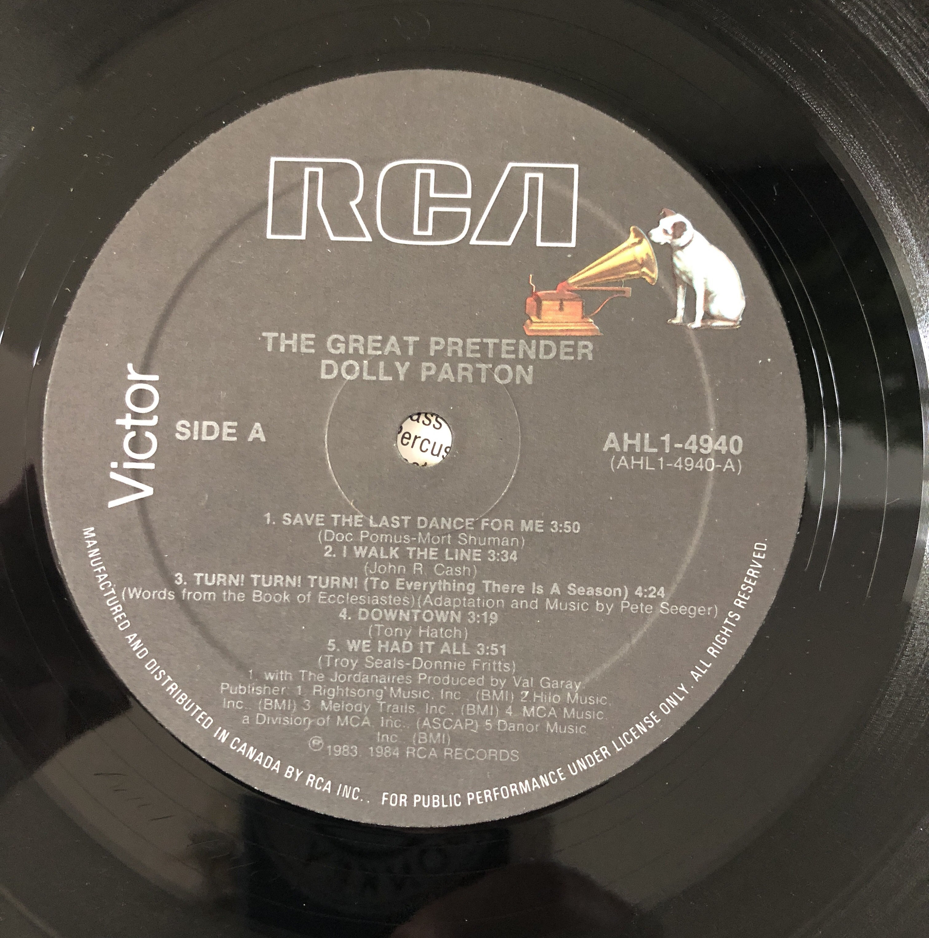 1984 DOLLY PARTON the Great Pretender Vinyl Excellent - Etsy