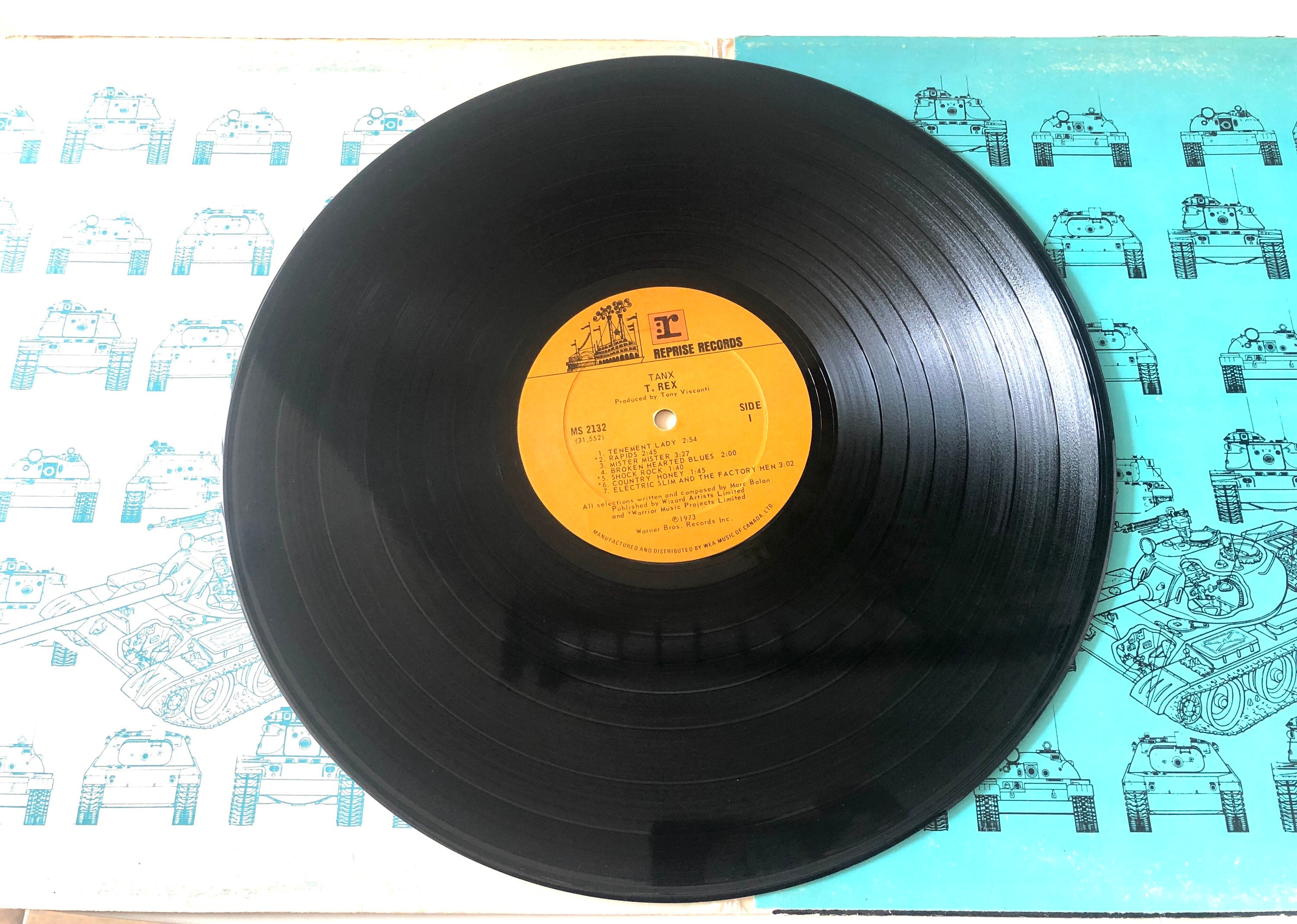 T-REX TANK 1973 Vinilo HTF En excelentes condiciones - Etsy México