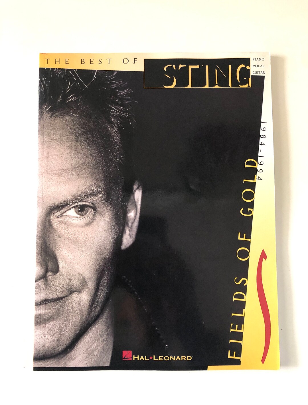 STING the Best of Songbook Vocal/piano/guitar Fields of Gold Excellent ...